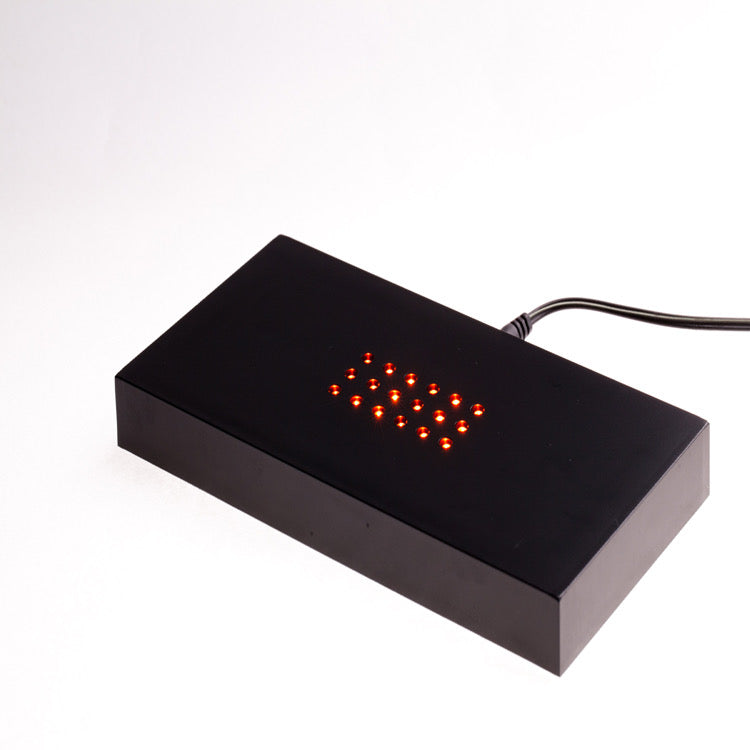 Black plastic lightbase with RGB colour changing light | Punchprint ...