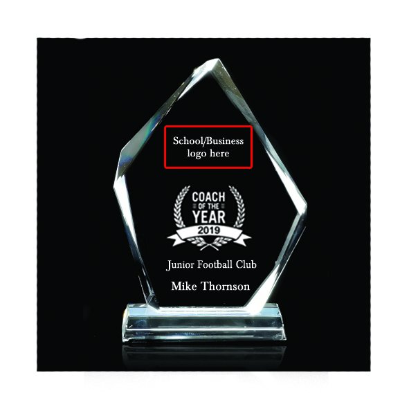 2D Classic Trophy Large– Punchprint Photo Engraving
