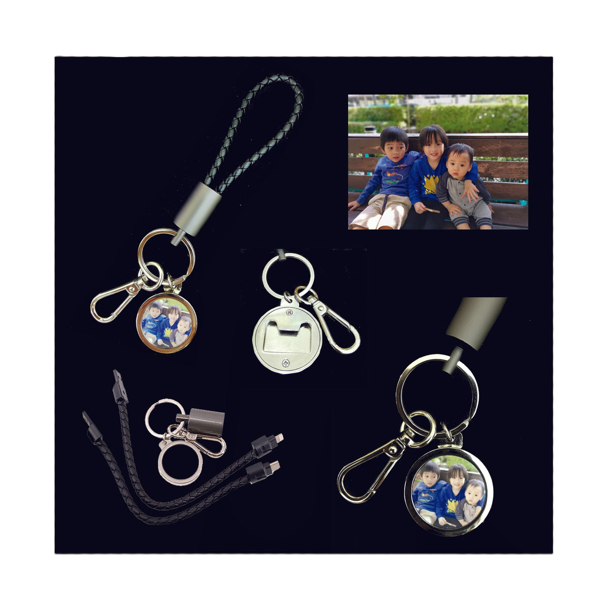 Multi-function key ring | Punchprint Photo Engraving